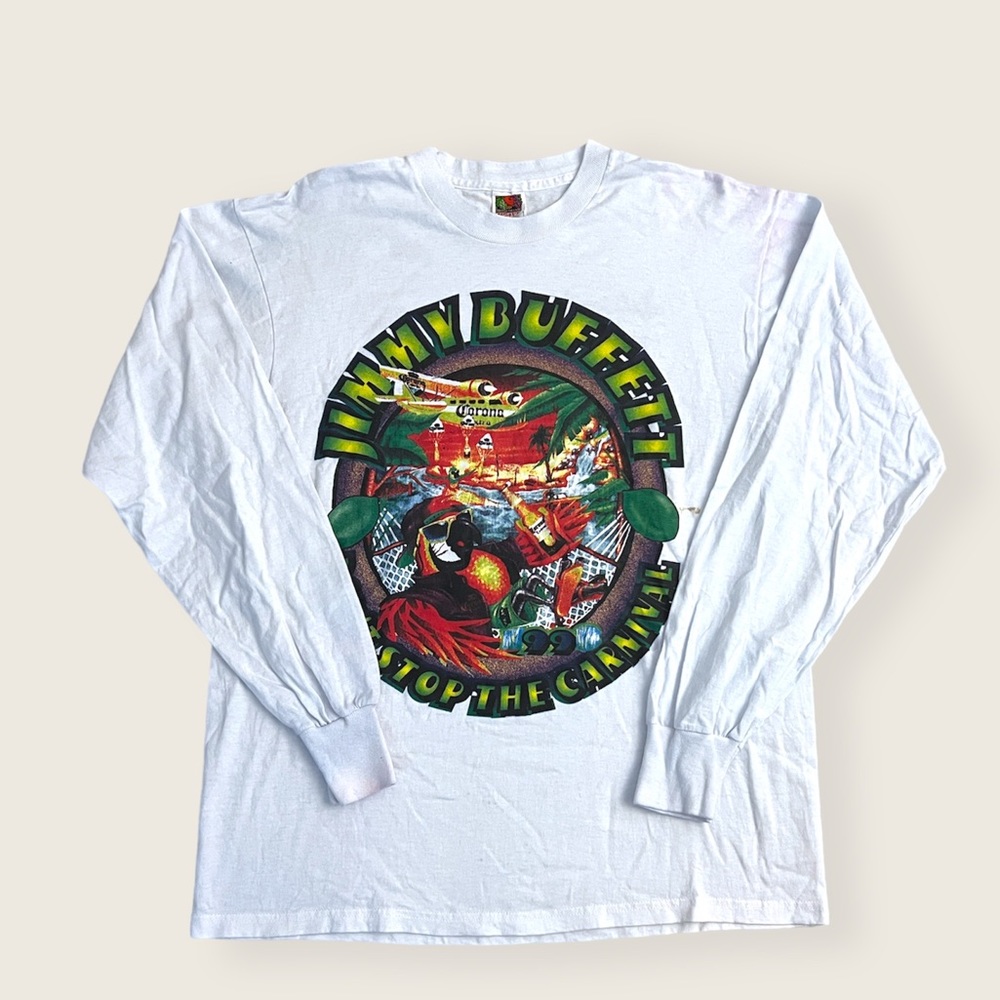 Vintage Jimmy Buffett Dont Stop The Carnival Tour Lon Gem